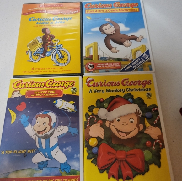 Media | Curious George Dvd Lot | Poshmark